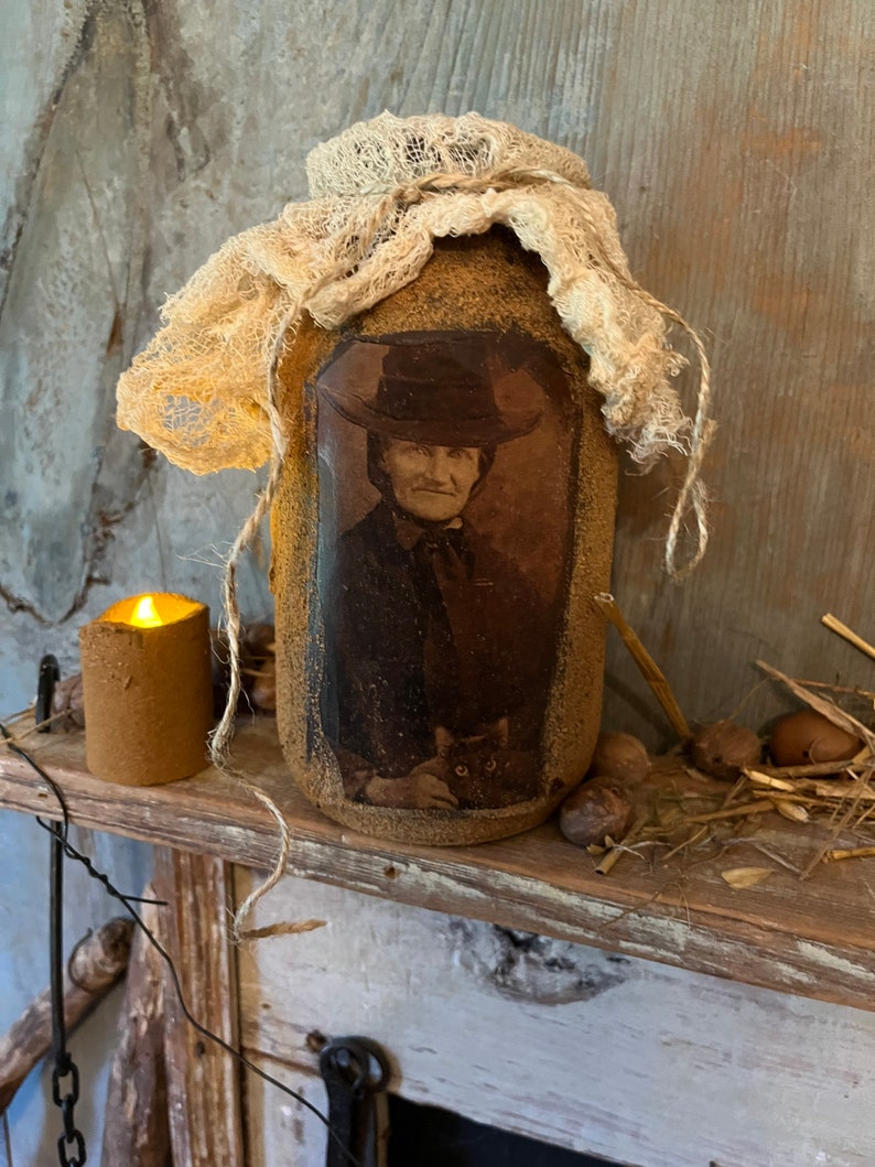 Primitive Witch~primitive Halloween~grubby Jar~grubby Fall~halloween ...