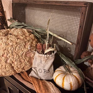 Primitive Dried Corn Husks Dirty Bags ~primitive Fall~ Primitive Corn ...