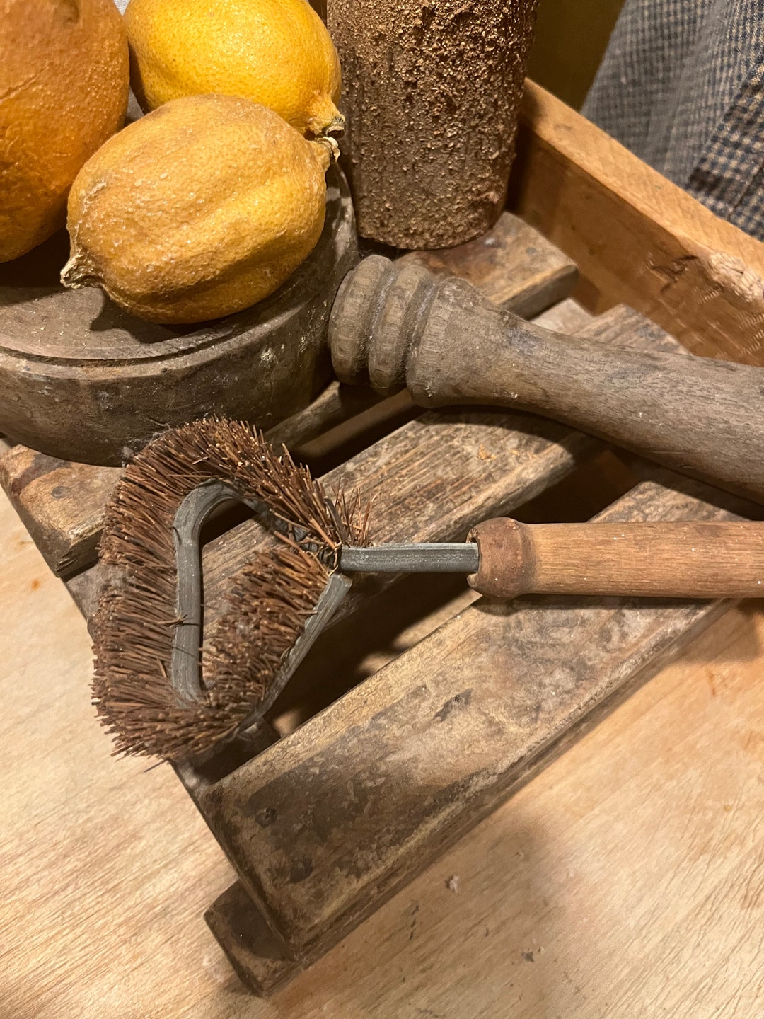 Early Scrub Brushold Scrub Brushantique Brush pantry - Etsy