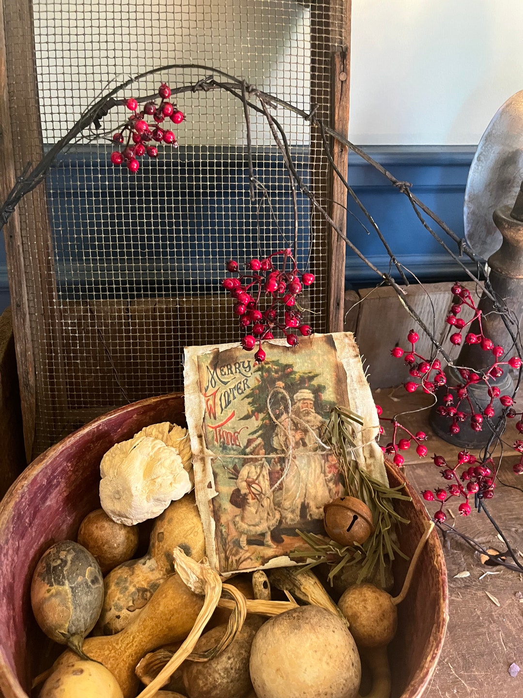 Primitive Christmas Book~make Do Book~ Primitive Book~early Look ...