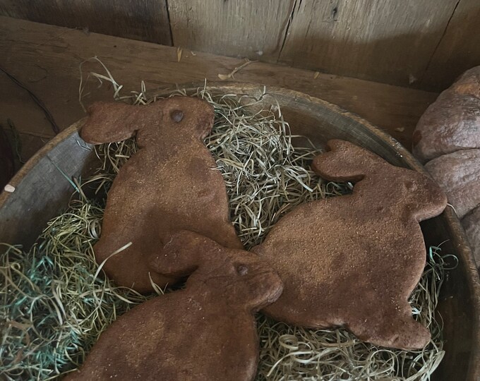 Primitive Spring Rabbits-rabbit Bowl Filler-primitive Spring Rabbits ...