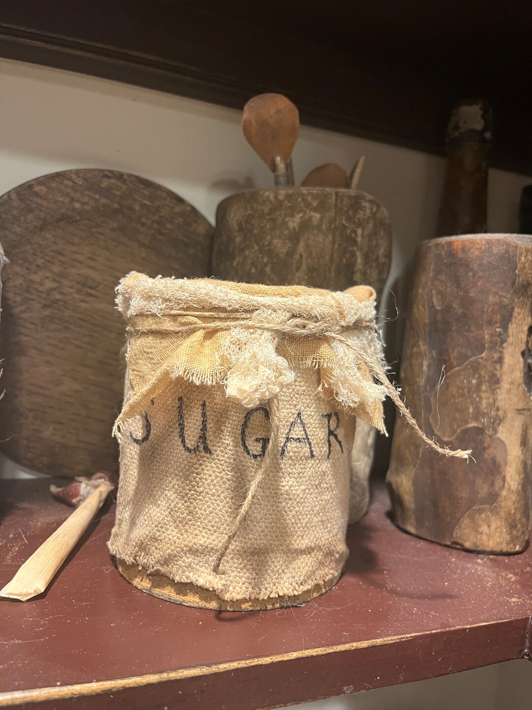 Primitive Make-do Homestead Cupboard Tuck Grubby Handmade Sugar Keep, Buttery or Pantry, Early ...