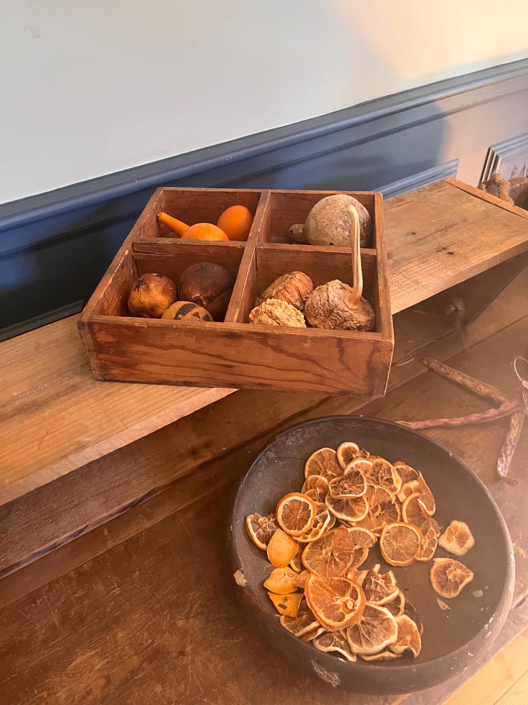 Antique Early Divided Box Cupboard Box Drieds Box Needful Old Box - Etsy