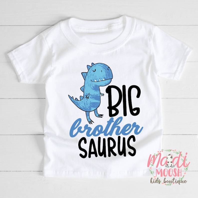 Big Brother Saurus Shirt Dinosaur Shirt Big Brother Shirt | Etsy