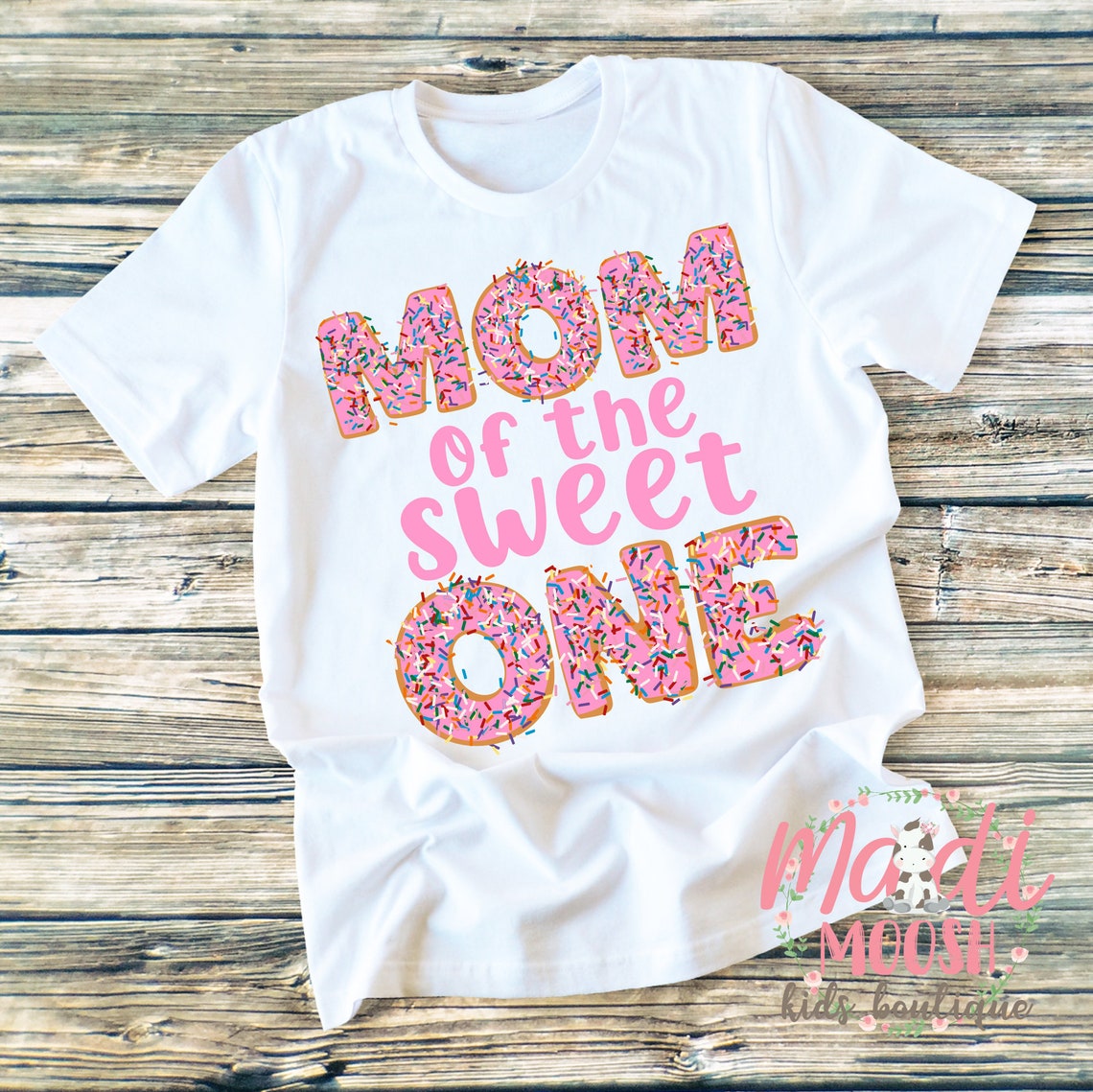 Donut Mom Shirt Mom Of The Sweet One Birthday Shirt Donut | Etsy
