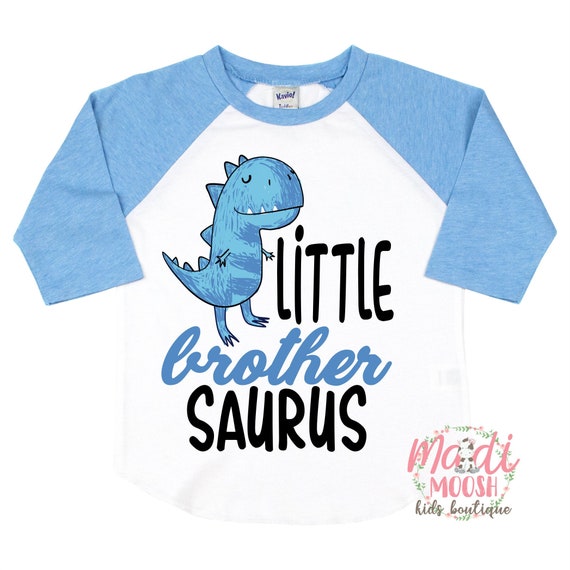 Little Brother Saurus Shirt Dinosaur Shirt Little Brother - Etsy