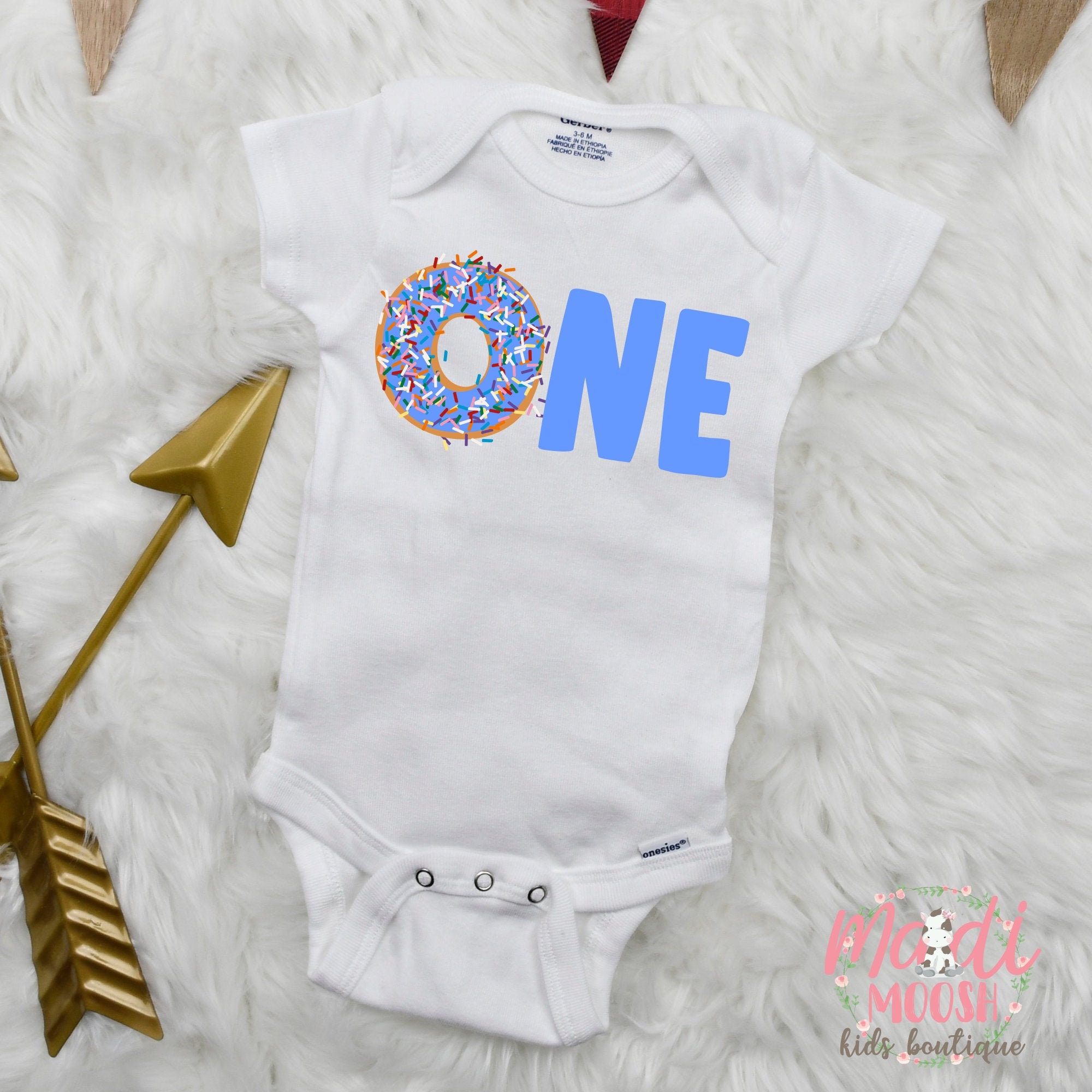 Sweet One Onesies® / Donut Birthday Bodysuit / 1st Birthday Onesie ...