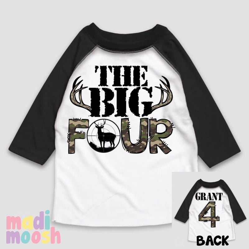 3/4 Sleeve Deer Tees - Etsy