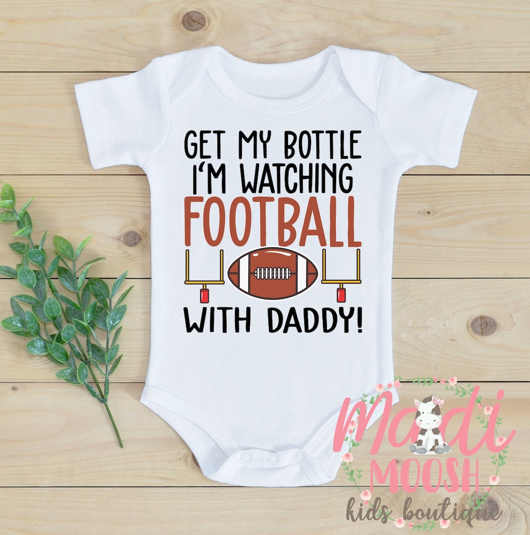 Football Onesies® Bodysuit | Baby Shower Gift | Baby Boy Onesie | Dad ...