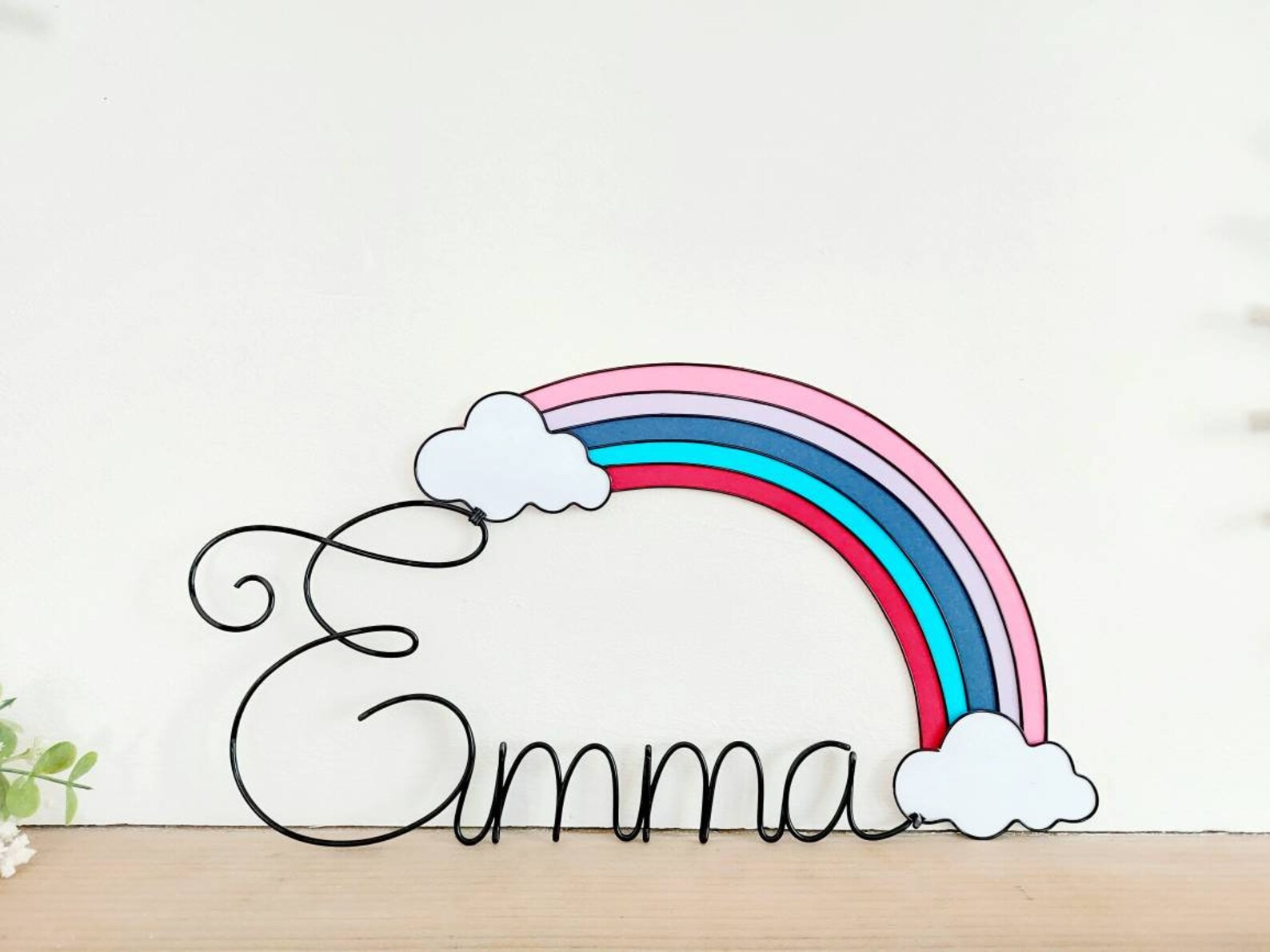 Prénom personnalisable en fil de fer - Arc-en-ciel - 4 couleurs - Etsy ...