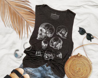Skull Tank Top - Etsy