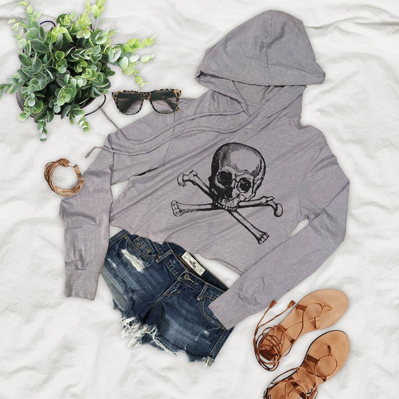 Skull Crop Top - Etsy