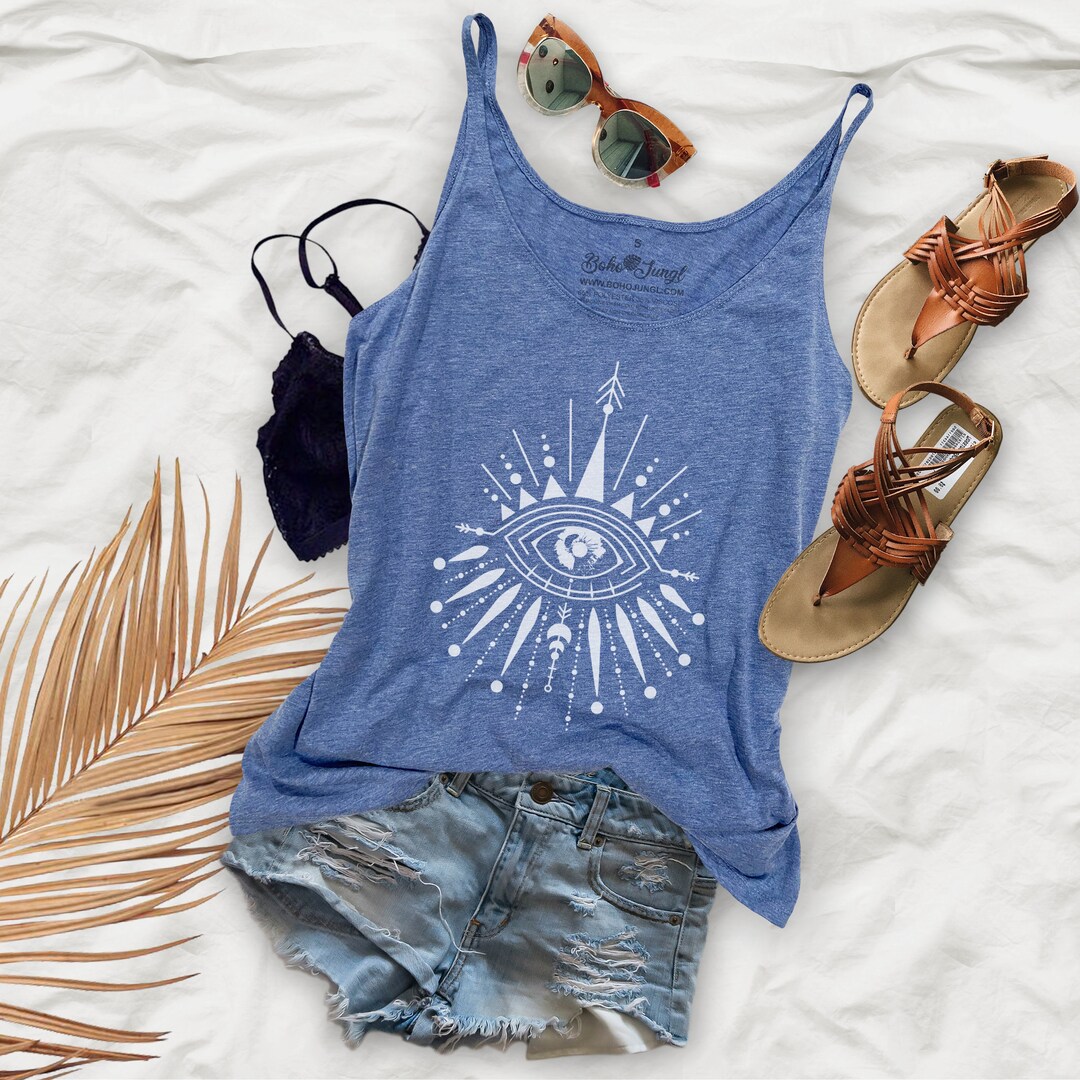 Mandala Eye Flowy Women's Tank Top - ME14P - Etsy