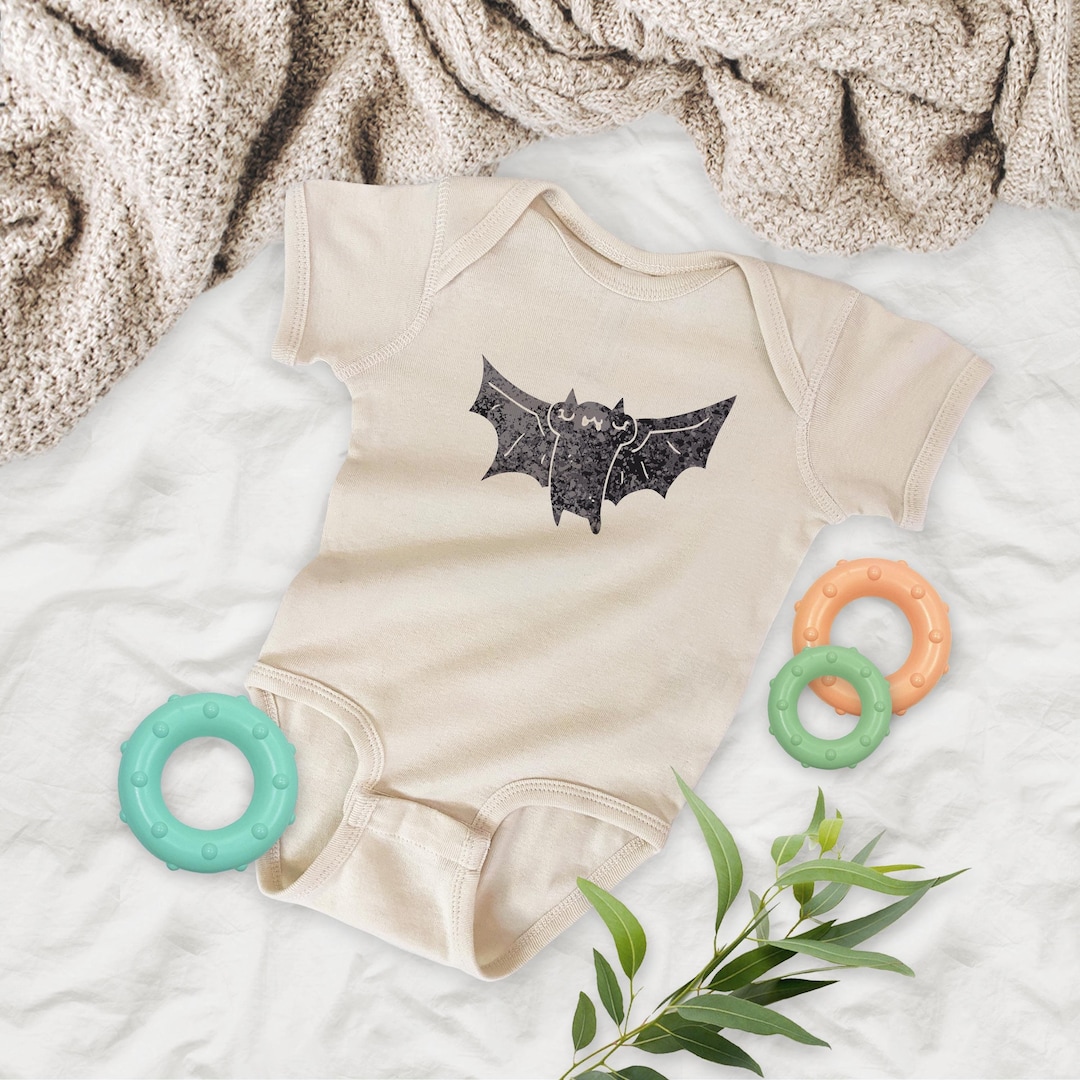 Cute Halloween Bat Baby Onsie Bodysuit - Etsy