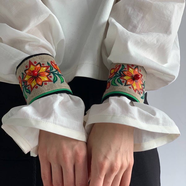 Embroidered Cuff - Etsy