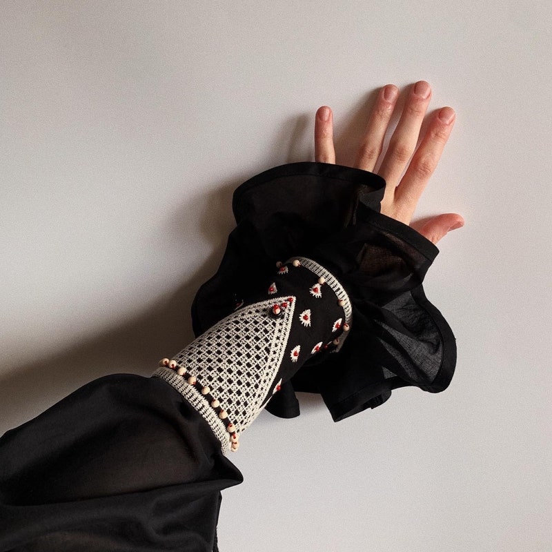 Embroidered Cuff - Etsy