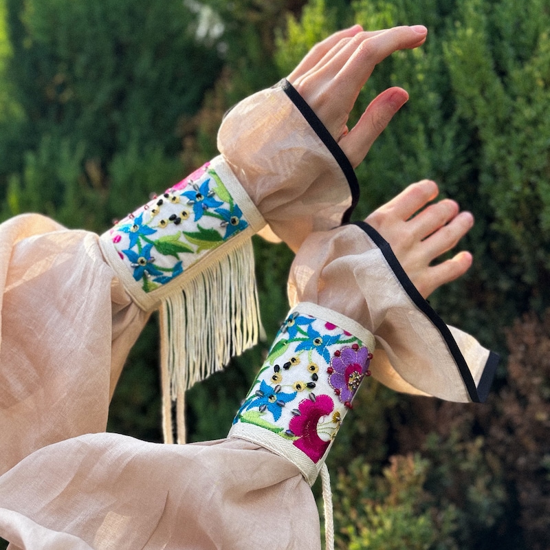 Bead Embroidery Cuff - Etsy