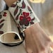 A Pair of Embroidered Detachable Cuffs With Folk Embroidery With Lacing ...