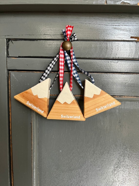Swiss Mountain Ornament Swiss Memory Souvenir Swiss Gift - Etsy