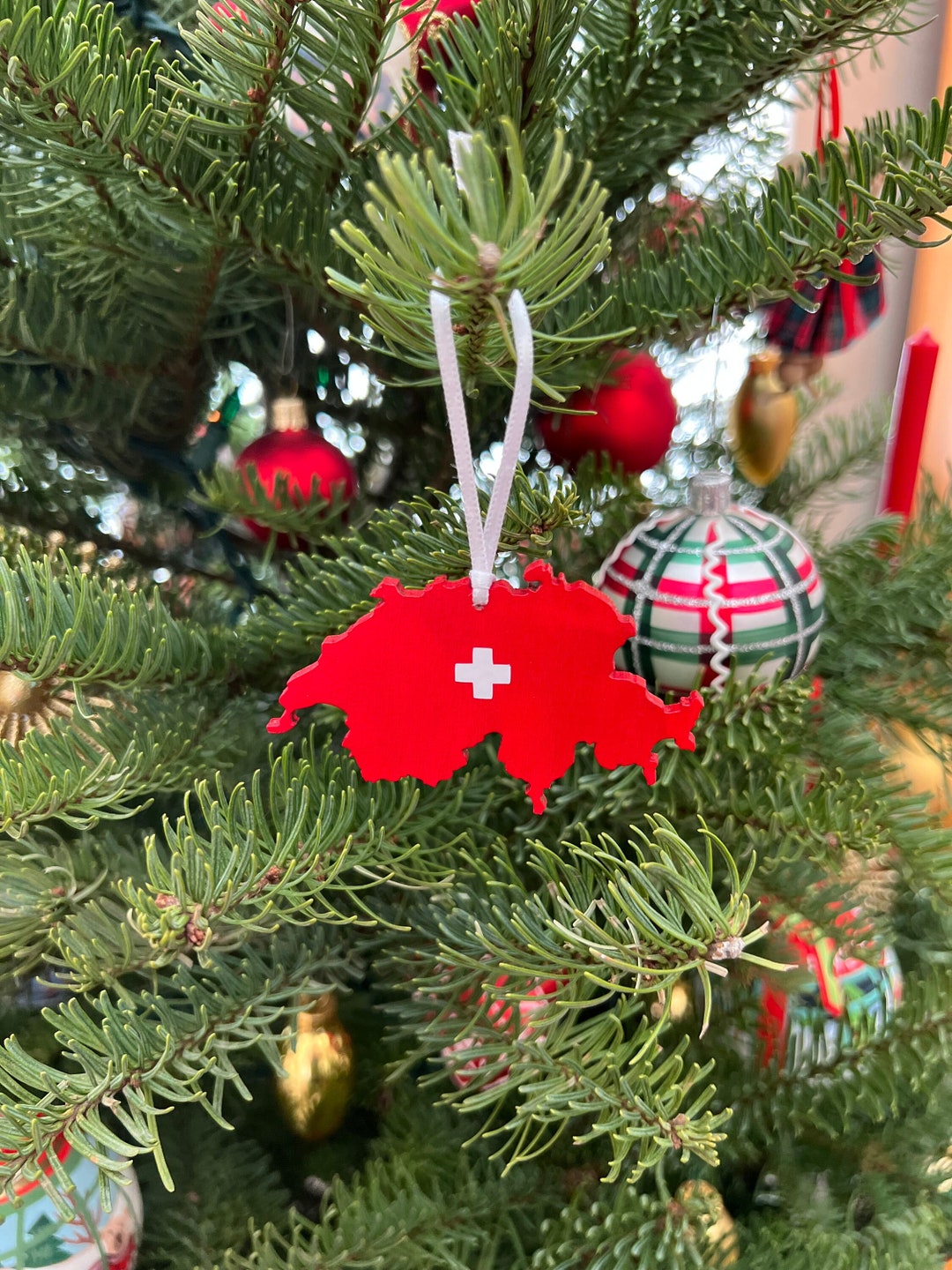 Switzerland Christmas Ornament, Swiss Memory, Souvenir, Swiss Gift ...