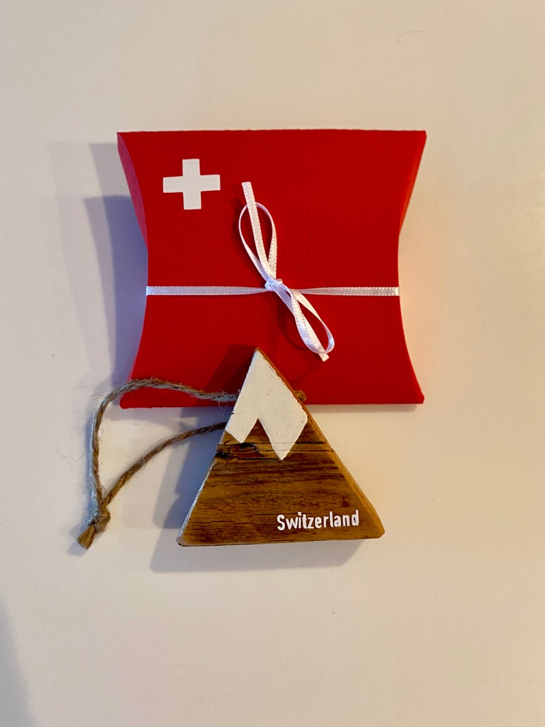Swiss Mountain Ornament Swiss Memory Souvenir Swiss Gift - Etsy