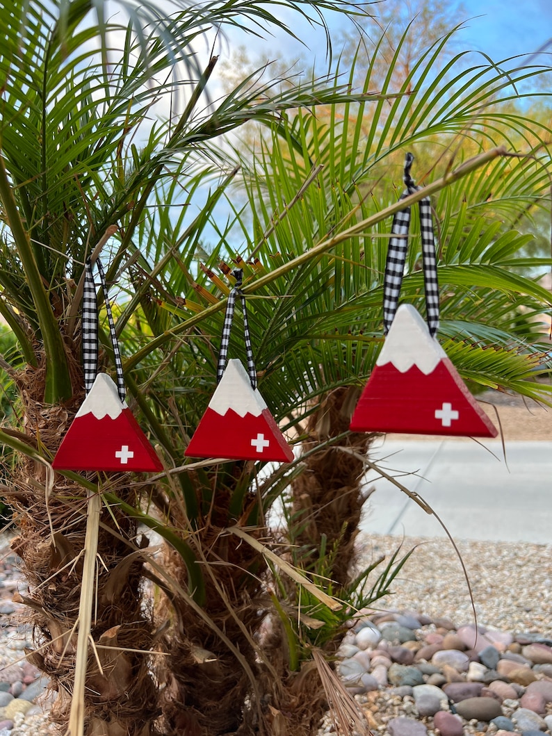 Swiss Mountain Ornament Swiss Memory Souvenir Swiss Gift - Etsy