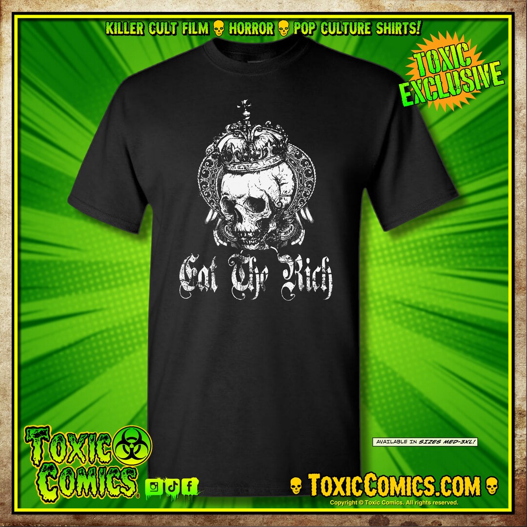 EAT THE RICH Punk Shirt - Etsy