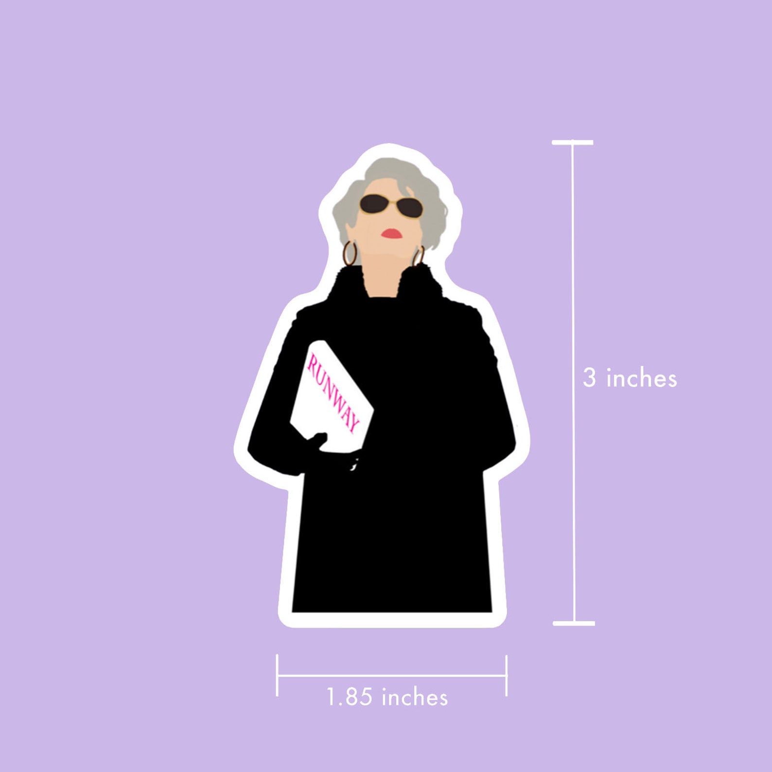 Miranda Priestly Vinyl Sticker Laptop Decal Movie Sticker - Etsy