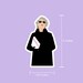 Miranda Priestly Vinyl Sticker, Laptop Decal, Movie Sticker, Minimalist ...