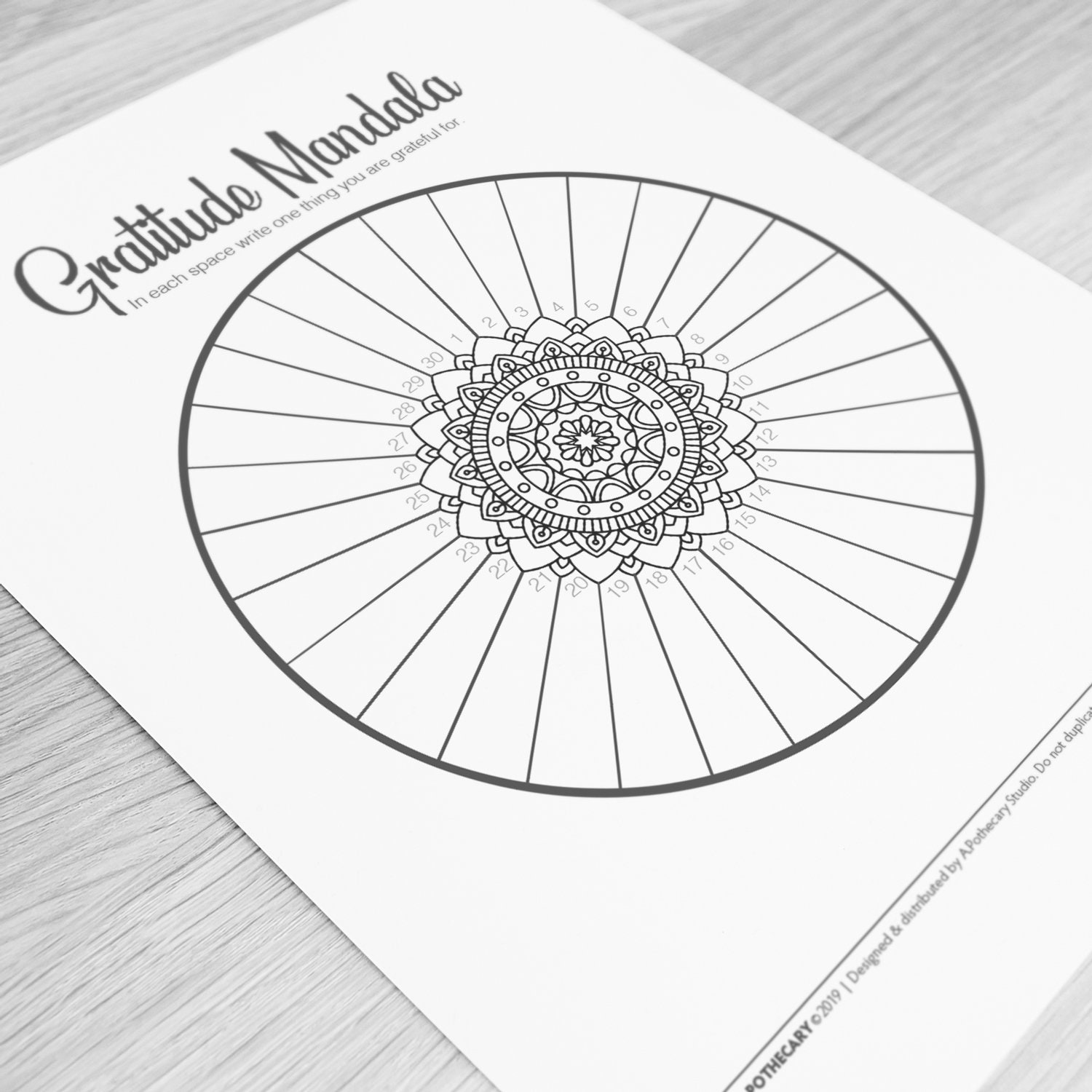 Gratitude Mandala - Etsy Canada