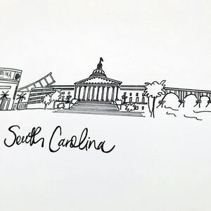 USC University of South Carolina Art Print | Gamecocks - Etsy