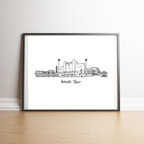 Sam Houston State University SHSU Burnt Wood Flag - Etsy