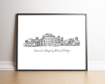 Personalized SCAD Graduation Banner // Custom Savannah College of Art ...