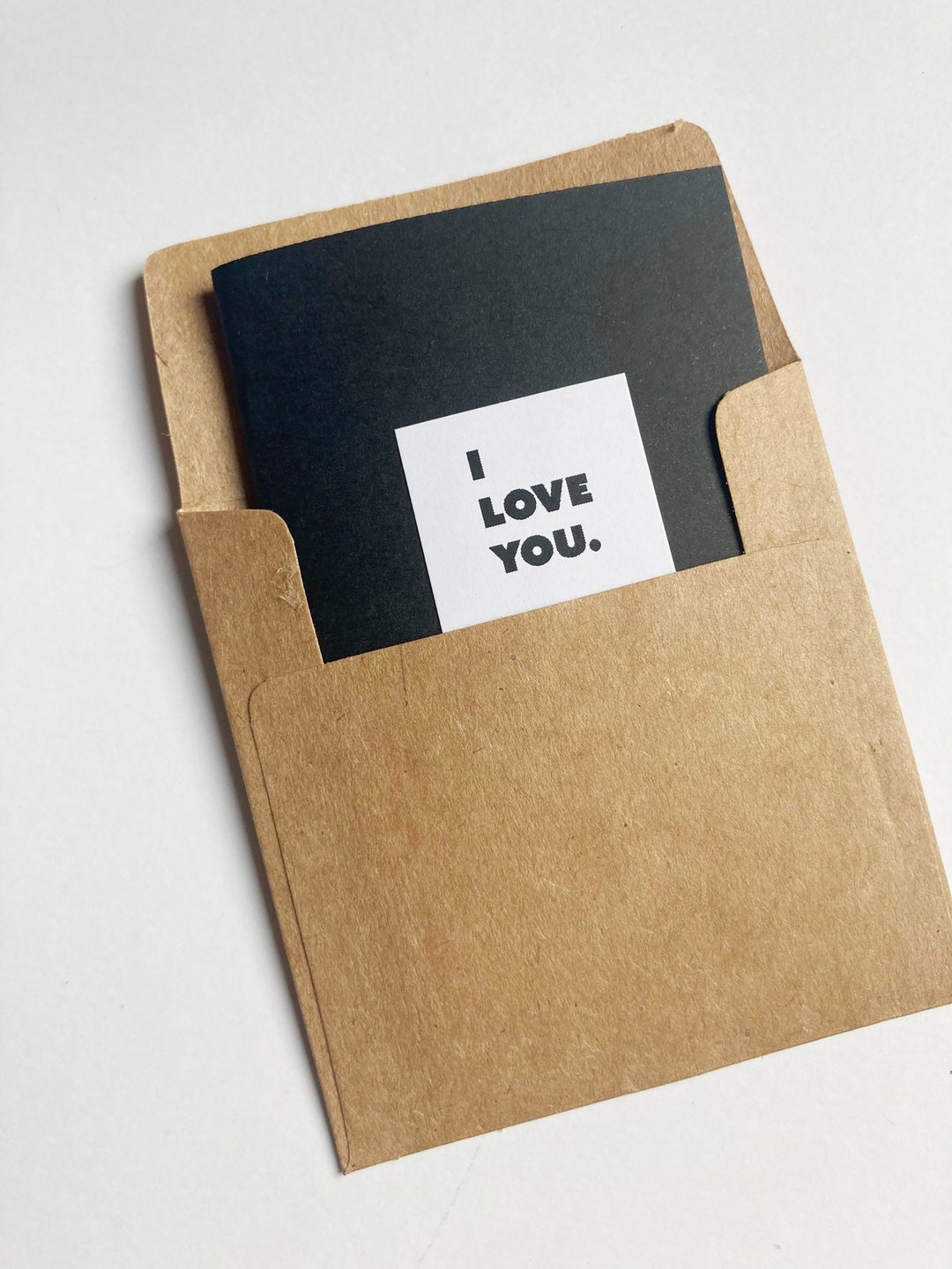 I Love You Mini Book, Anniversary Card, Keepsake Gift - Etsy