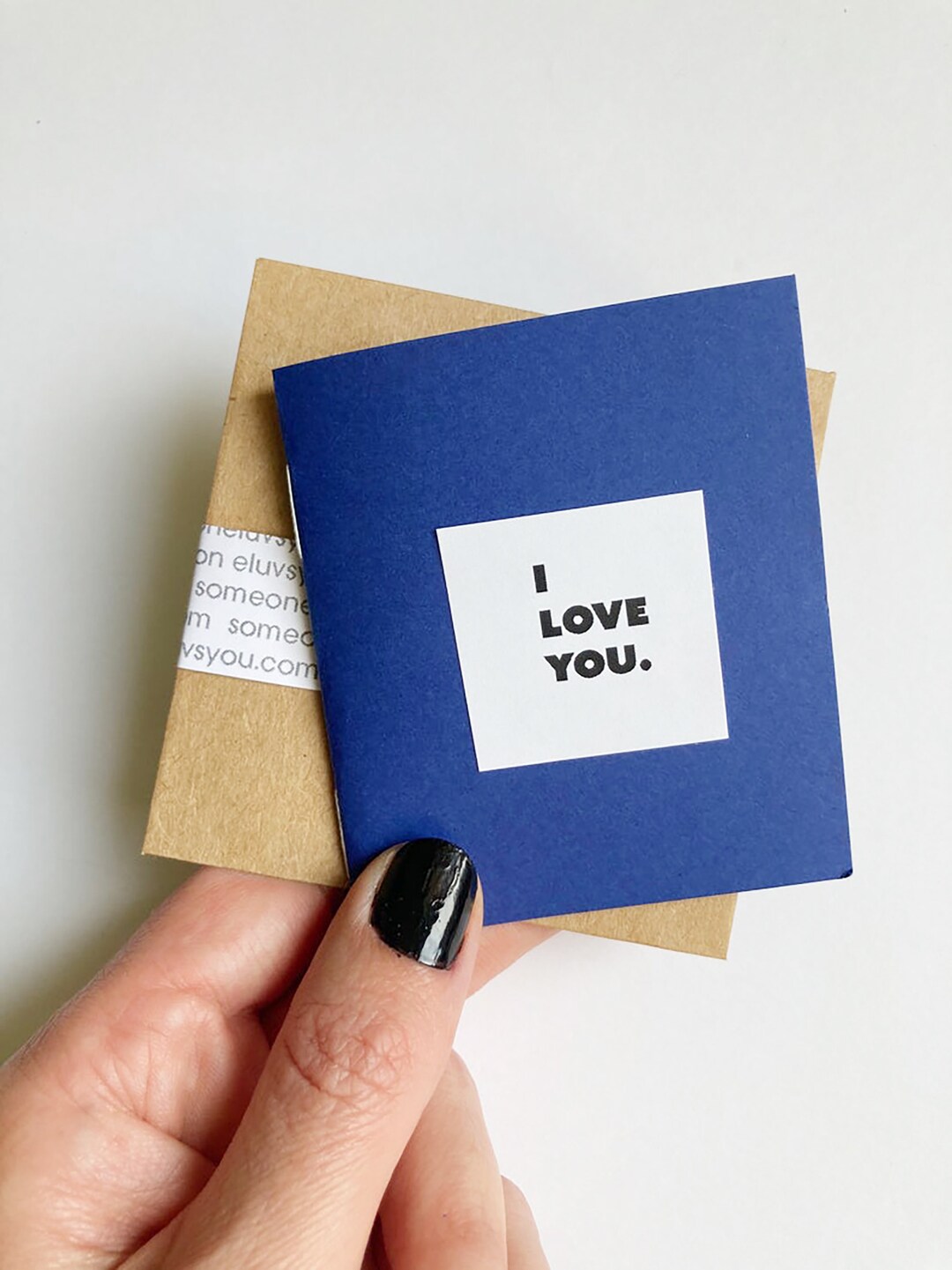 I Love You Card Personalized T Anniversary Card Love Etsy Uk