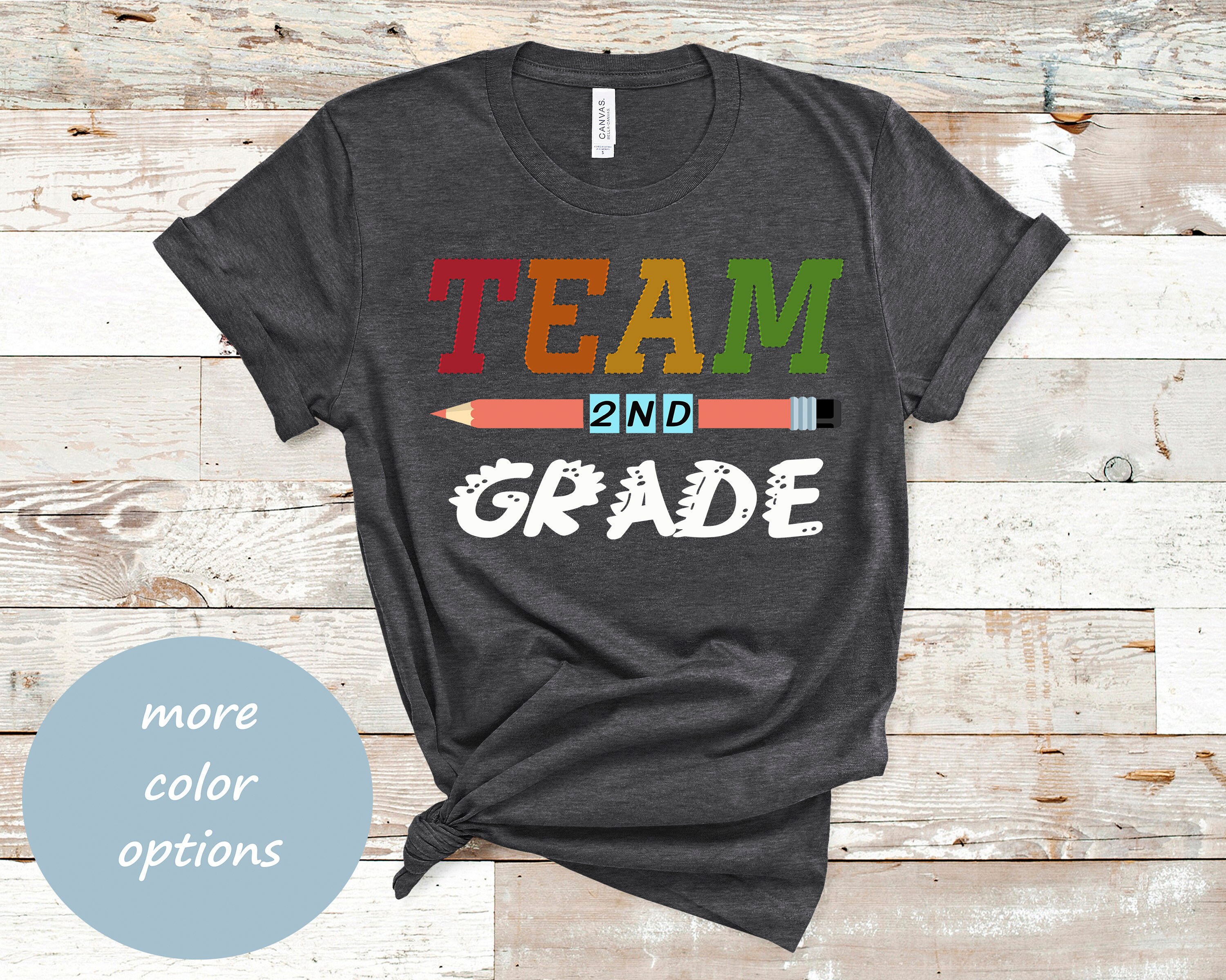 Team Second Grade Shirt 2nd Grade Squad T-shirt Teacher | Etsy