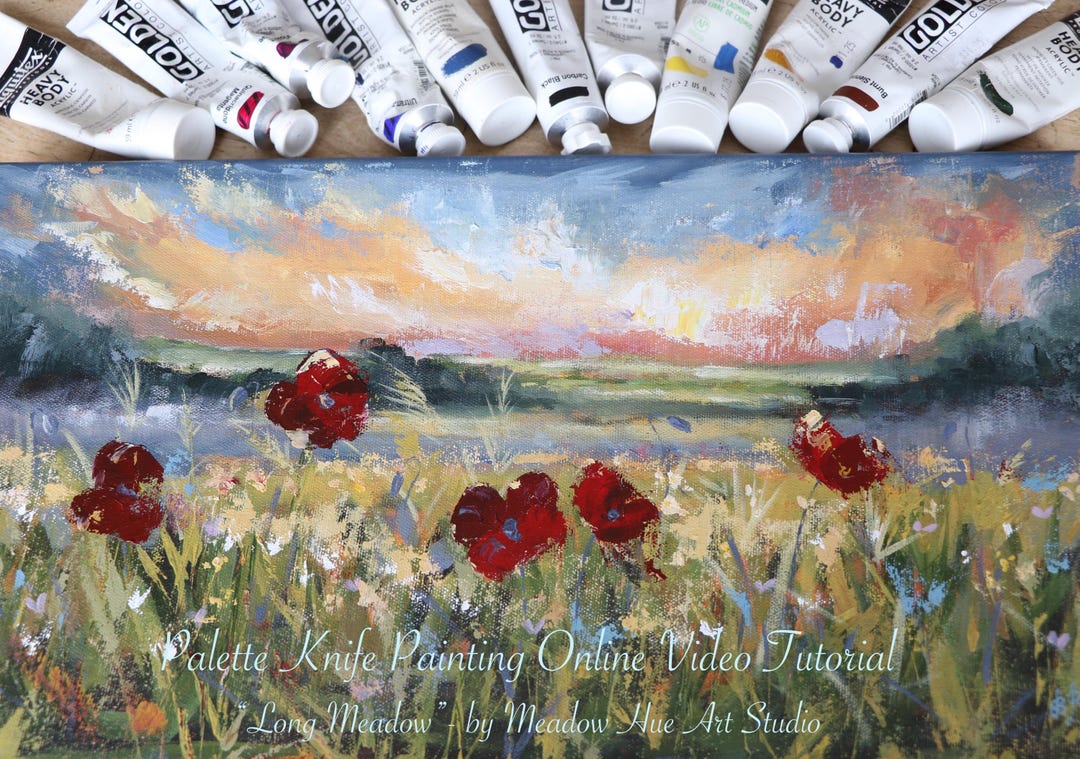Poppy Painting Instruction - Longmeadow Poppy Painting Tutorial - Art ...