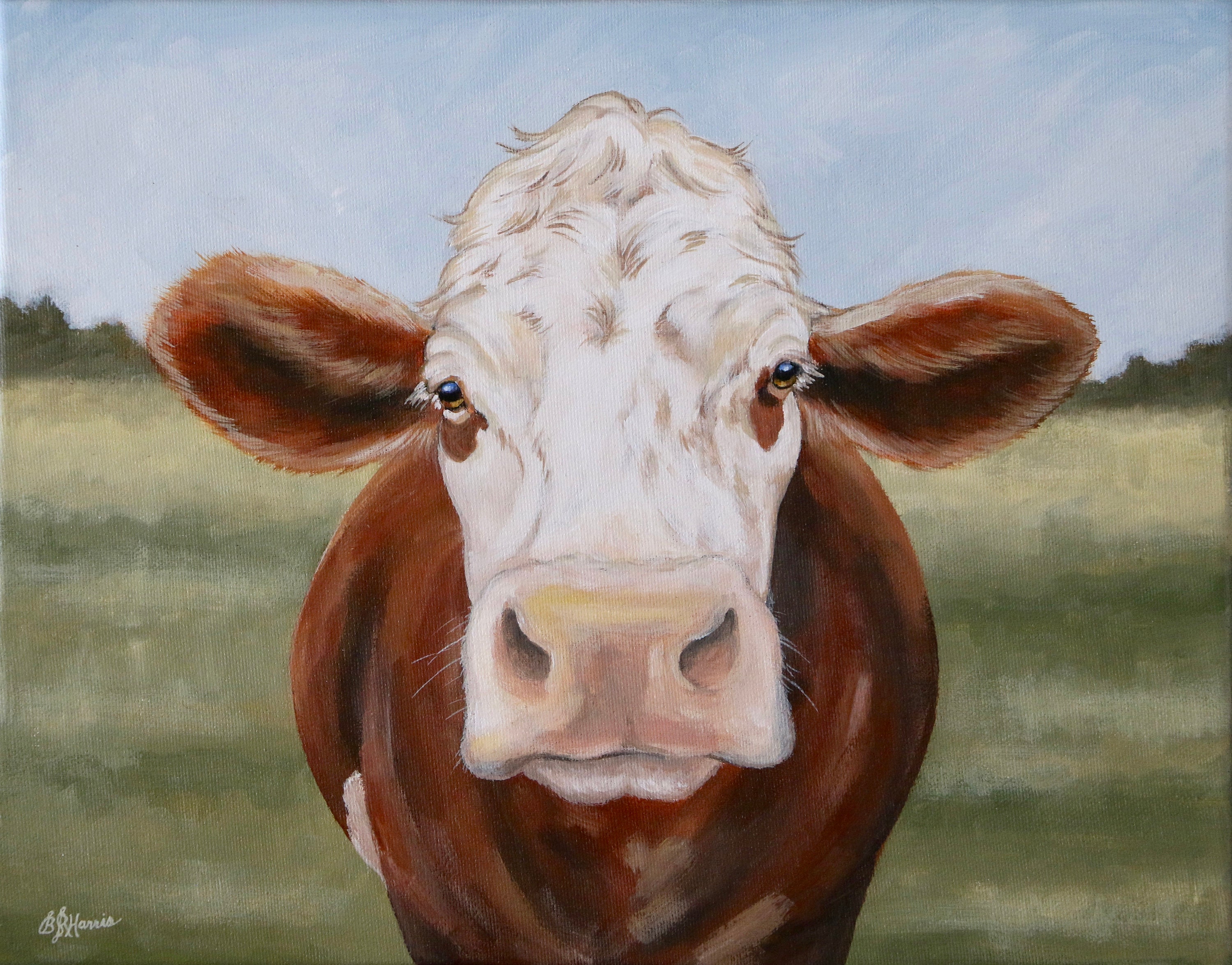 Original Custom Cow Acrylic Painting - Etsy
