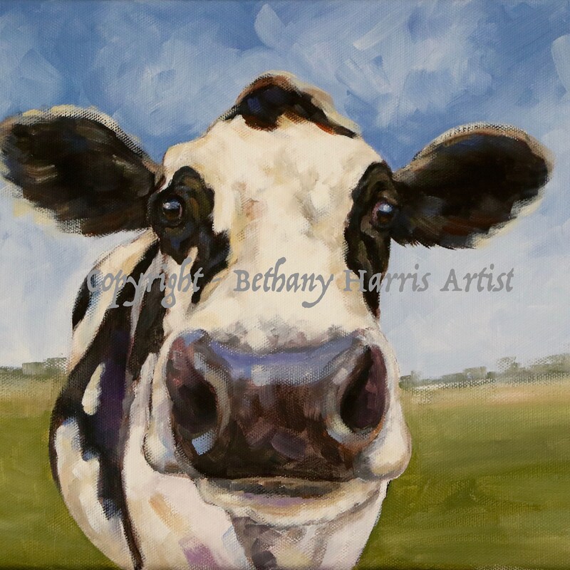 Holstein Cow Art - Etsy
