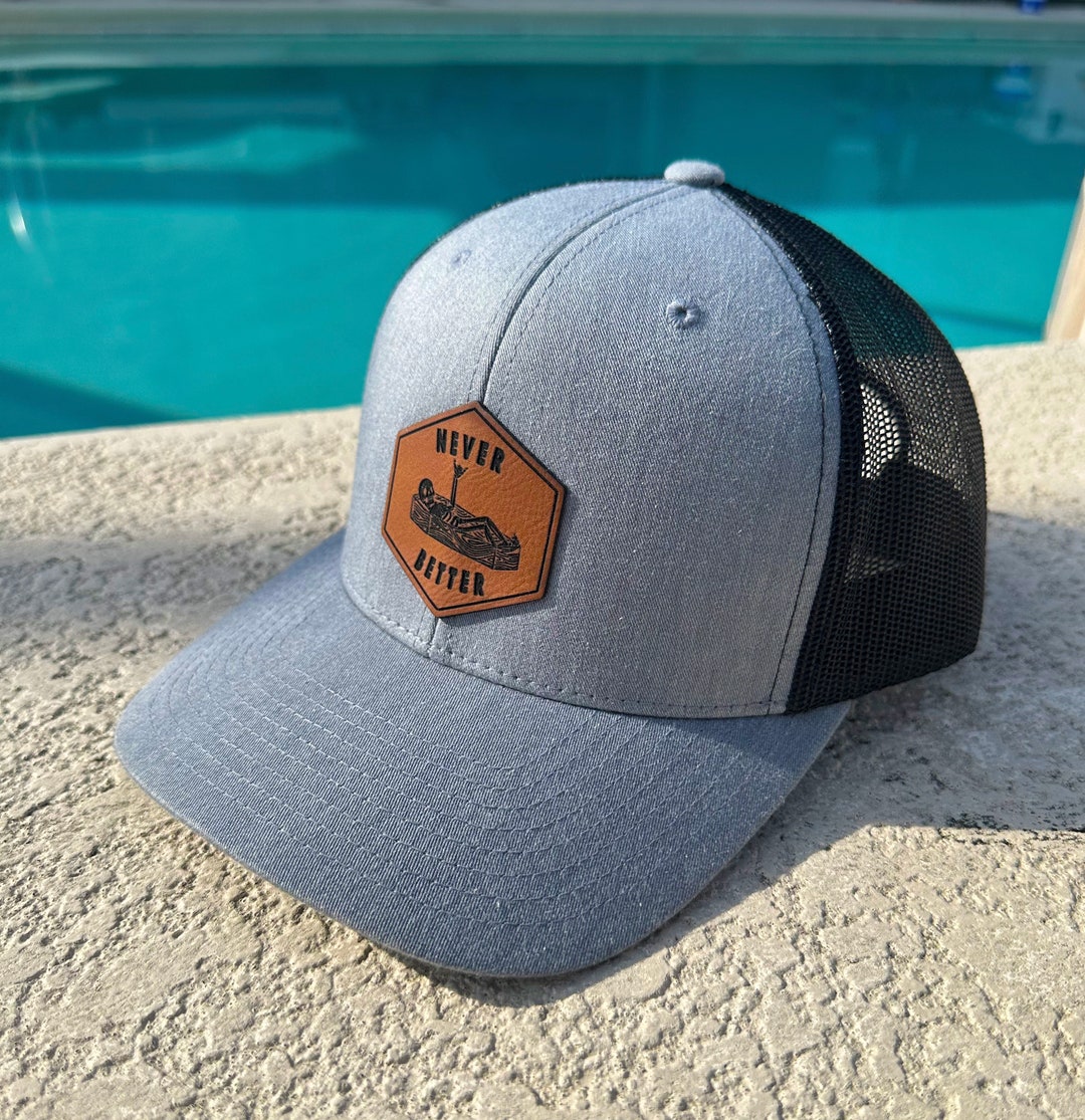 Never Better Skeleton Coffin Shaka Hat Mesh Trucker Snapback Hat ...