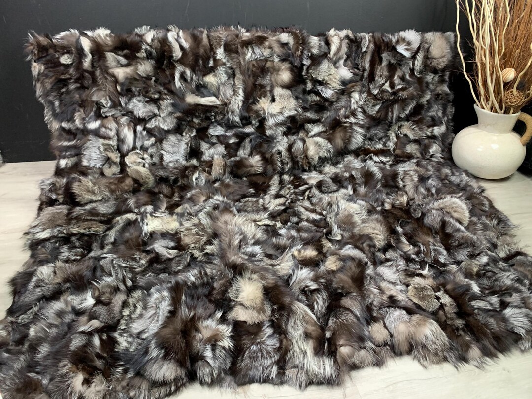 Genuine Fox Couch Bed Throw Queen Size 80in X 82in - Etsy