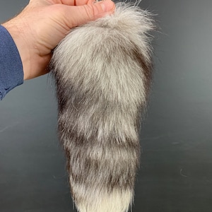 Real Fox Tails Keychain Large Authentic Fox Tails Fur Accessory for ...