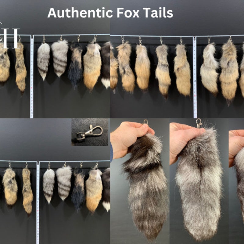Fox Tail Keychain - Etsy