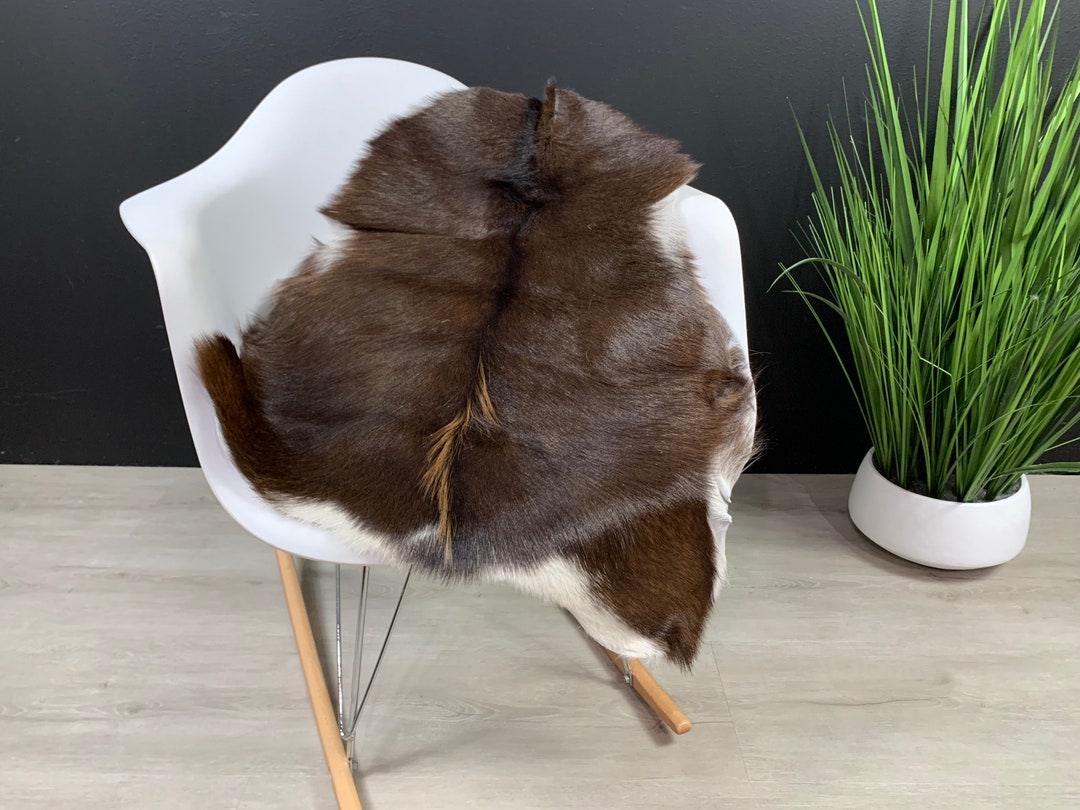 Luxury Natural Genuine Goatskin Rug : Soft, Cozy, Unique Accent for ...