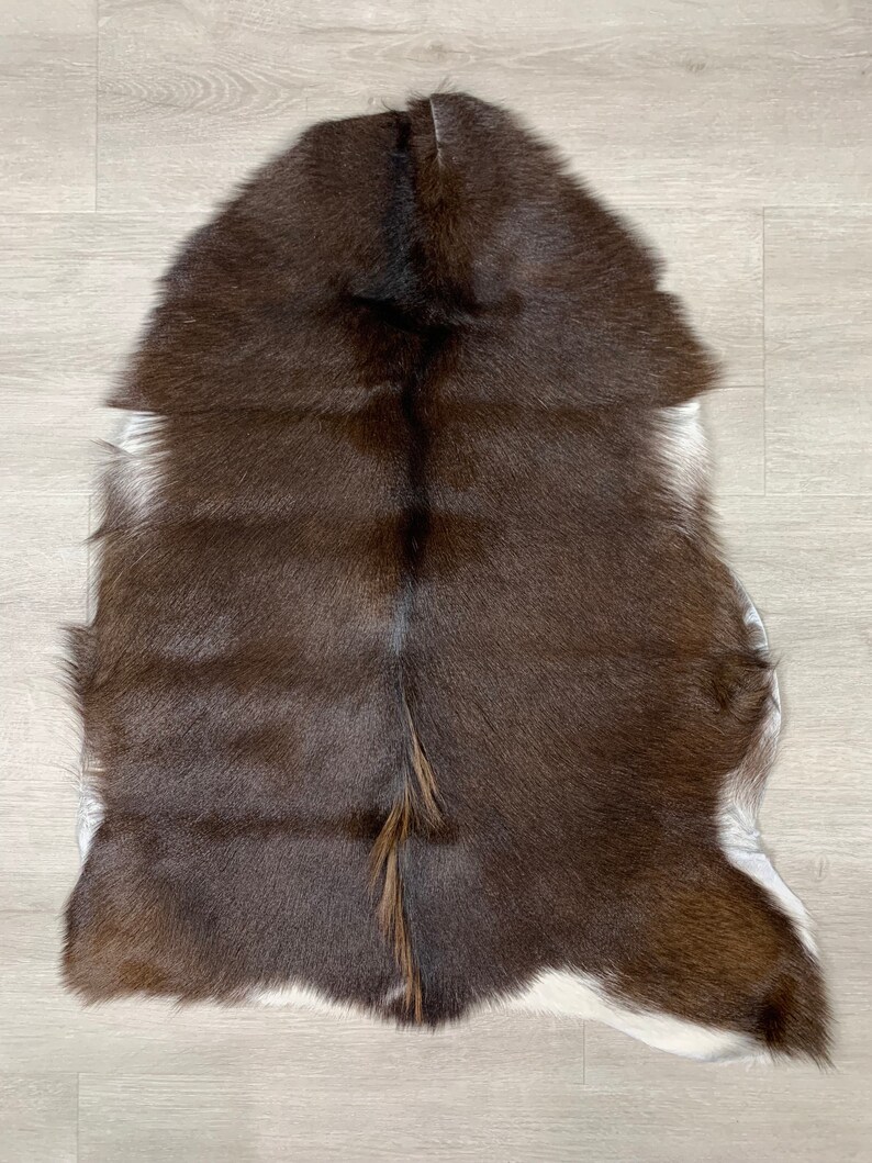 Luxury Natural Genuine Goatskin Rug : Soft, Cozy, Unique Accent for ...