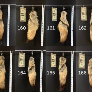 Real Fox Tails Keychain Large Authentic Fox Tails Fur Accessory for ...
