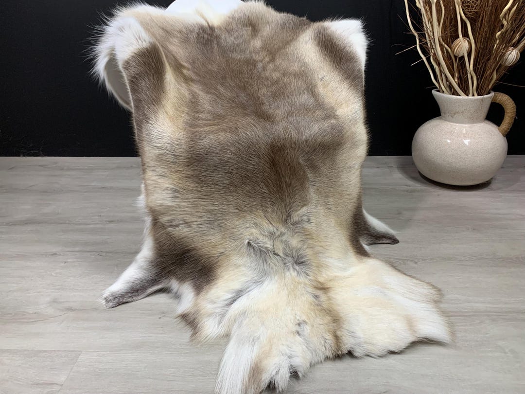 Real Genuine Scandinavian Reindeer Hide * Exclusive Reindeer Skin Rug ...