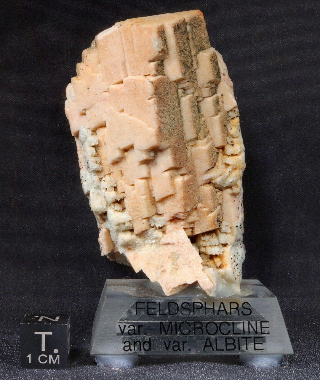 6.3 Cm Albite & Microcline Feldspars From Strzegom, Low Silesia, Poland ...