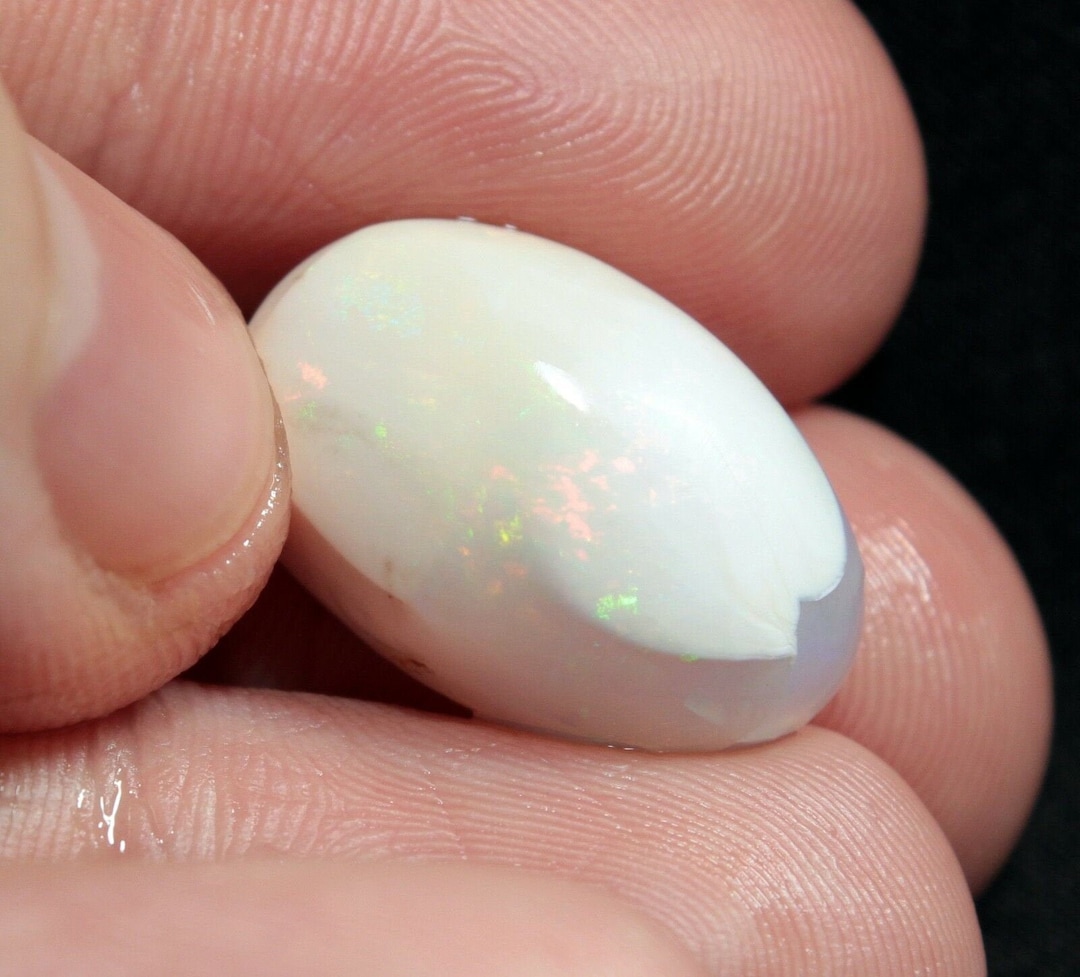 11.4 Ct Ethiopian Welo Contra Luz Opal Rub - Colorful Opal From ...