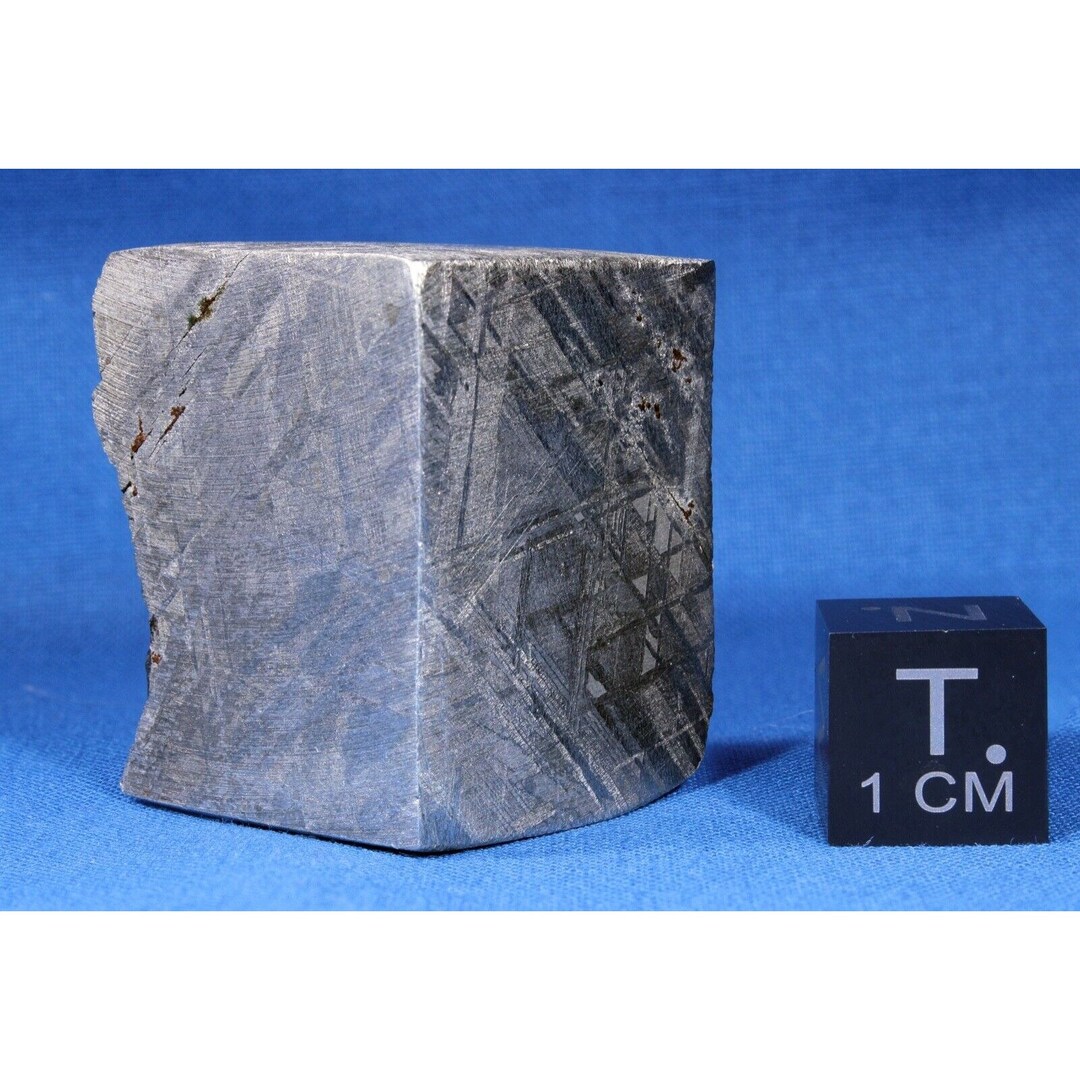 54 Gram Canyon Diablo Etched Edge Slice Meteorite - Iron, IAB-MG - 1891 ...